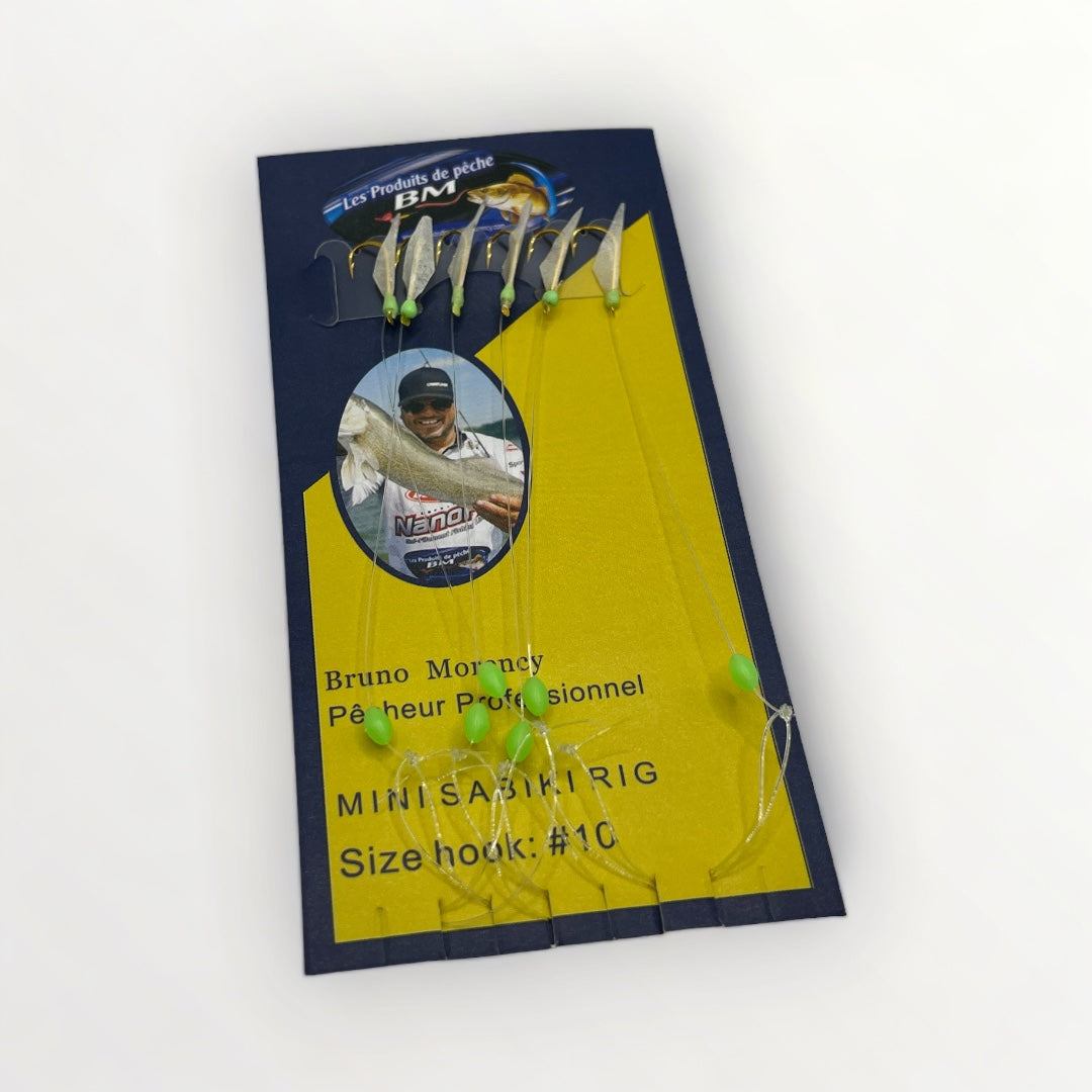 MINI SABIKI RIG SMELT - SABIKI RIG POUR L'ÉPERLAN HOOK #10 – PROPECHE